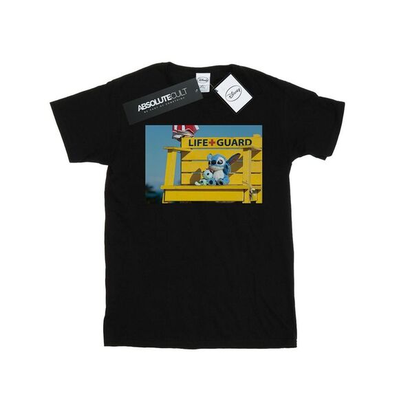 Disney | Shirts | Disney Mens Lilo And Stitch Life Guard Tshirt Black ...